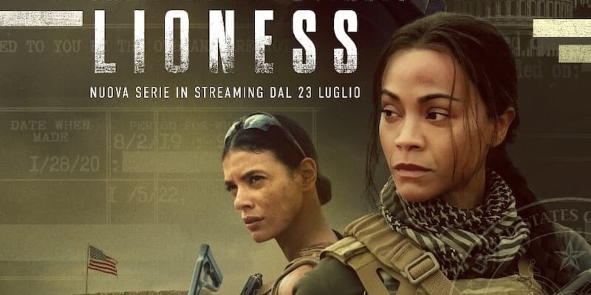 Zoe Saldana nel primo trailer della nuova serie Paramount+