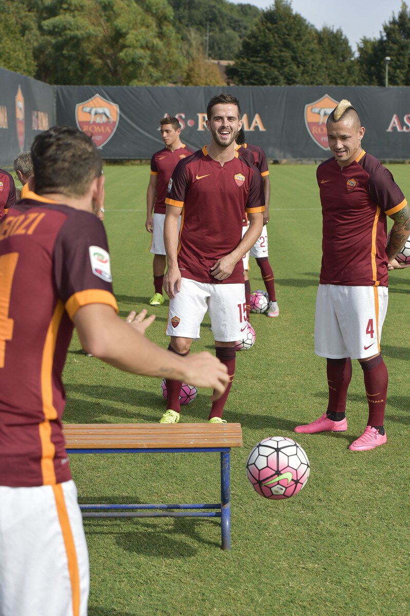 Roma, giallorossi modelli per un giorno