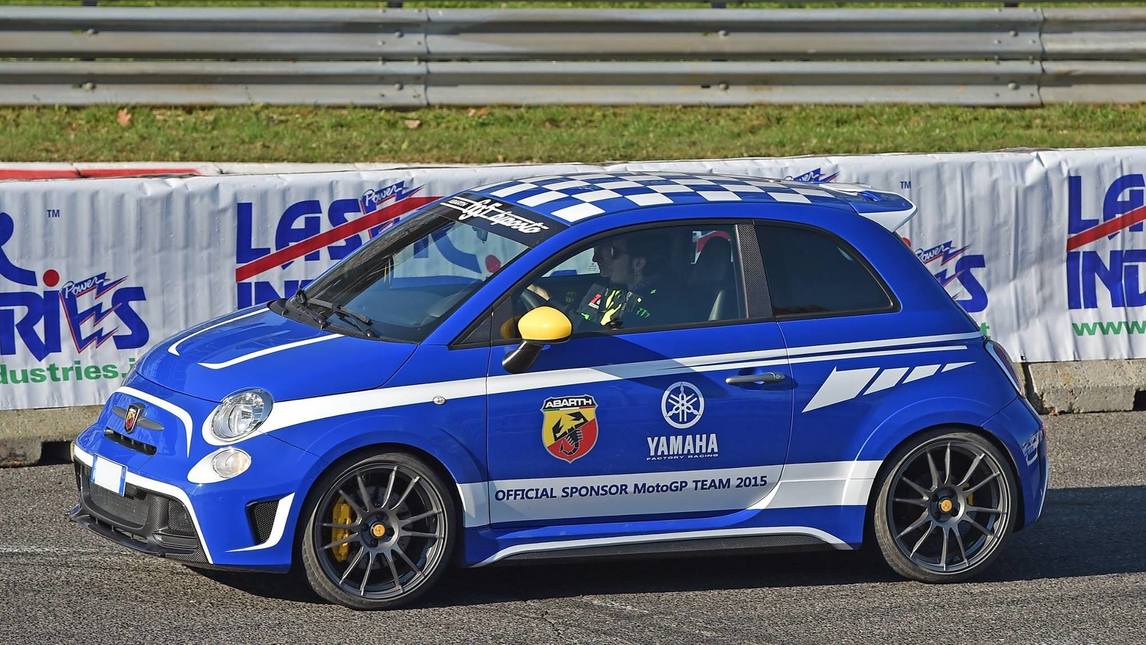 Rossi in pista sulla 500 Abarth da 190 cv - Corriere dello Sport