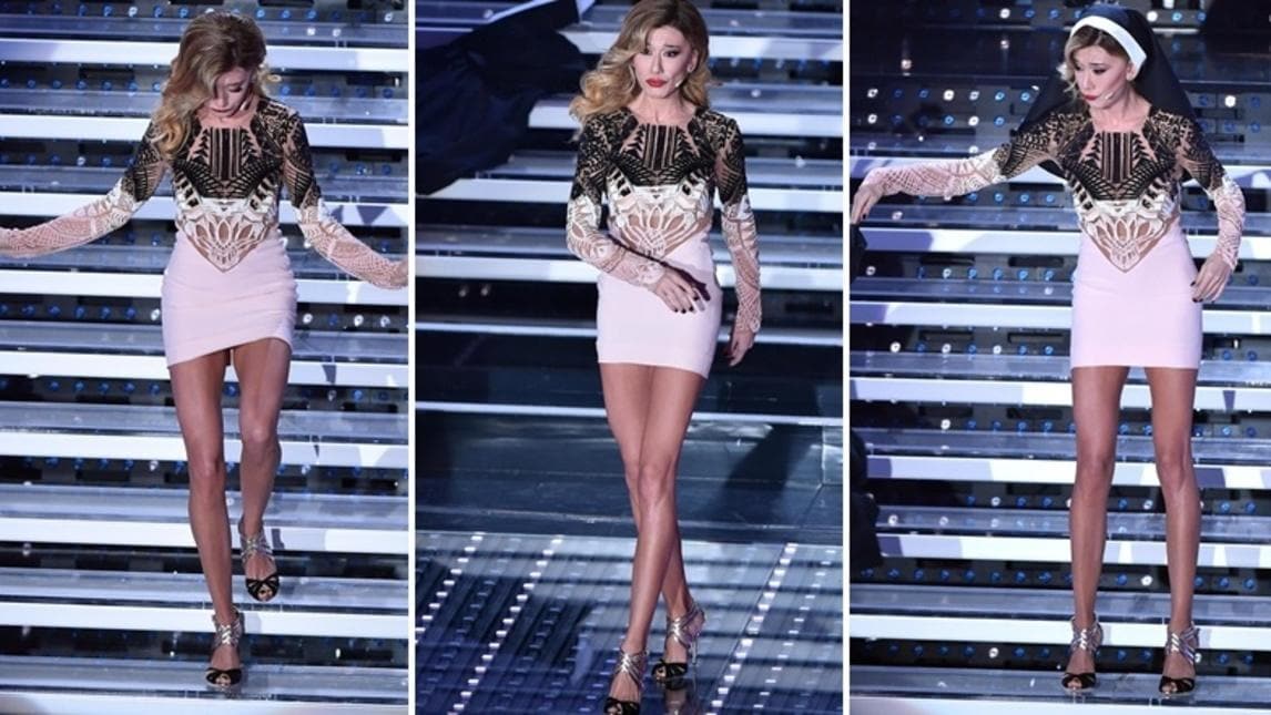 Sanremo 2016, Virginia Raffaele imita Belen Rodriguez - Corriere dello ...