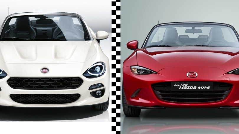Fiat 124 Spider vs Mazda MX-5, sfida a cielo aperto - Corriere dello Sport