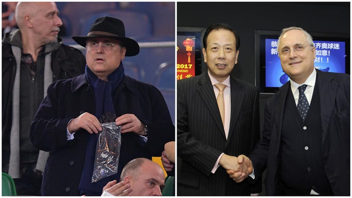 Capodanno cinese all'Olimpico: Lotito con il cappello da cowboy