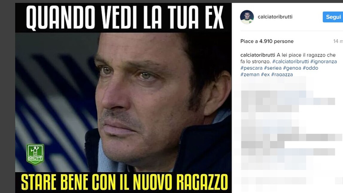 Pescara, è subito Zeman show. E Oddo diventa meme sui social