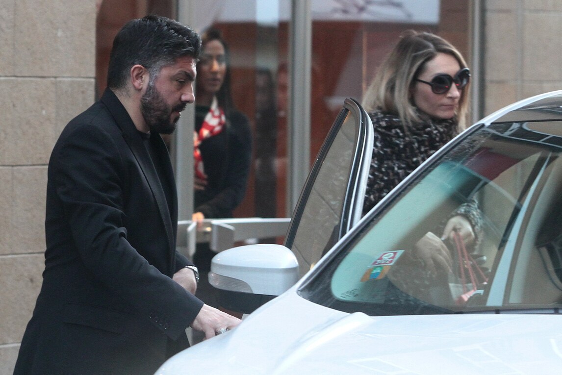 Gattuso, shopping con la moglie a Milano