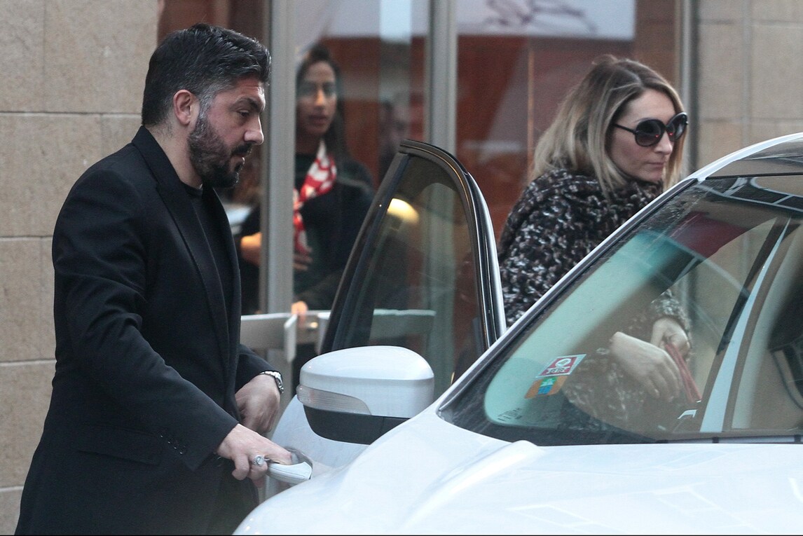 Gattuso, shopping con la moglie a Milano