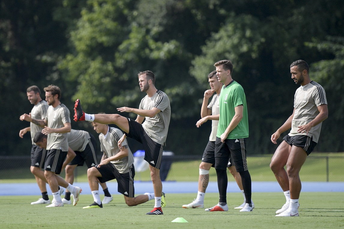 La Juventus si allena ad Atlanta: tutto pronto per l'All-Star Game
