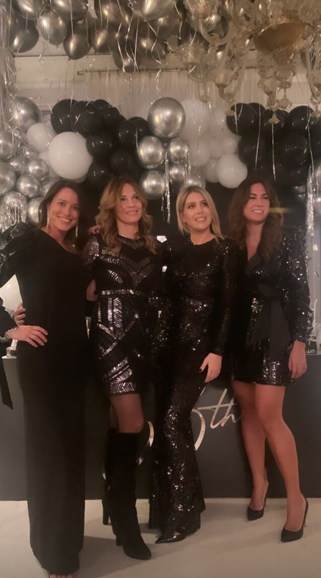 Wanda Nara, party sfrenato con le altre wags del Psg