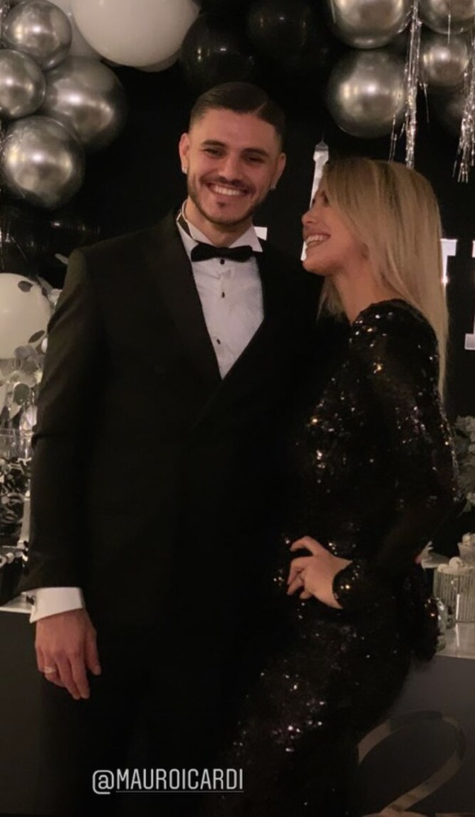 Wanda Nara, party sfrenato con le altre wags del Psg