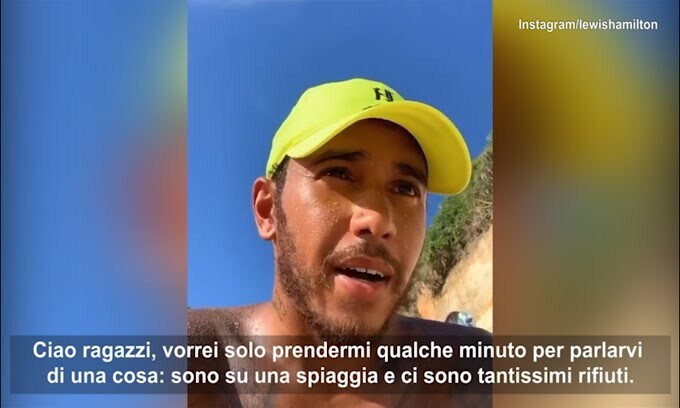 Hamilton: "Ci sono troppi rifiuti. State attenti a quello che comprate"
