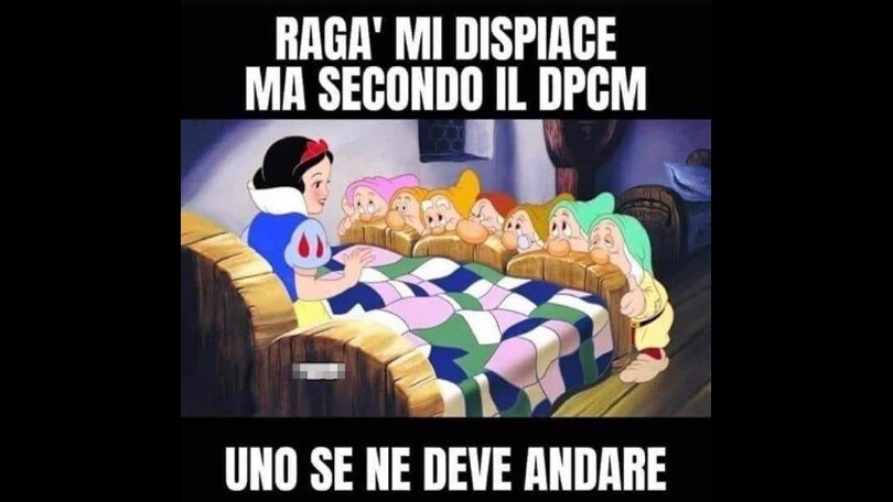 Nuovo Dpcm, dal Capodanno in Autogrill a Biancaneve e i "sei" nani ...