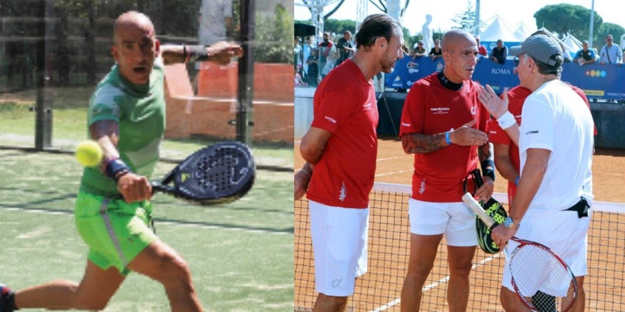Padel, Di Canio: "Gioco anche due volte al giorno"