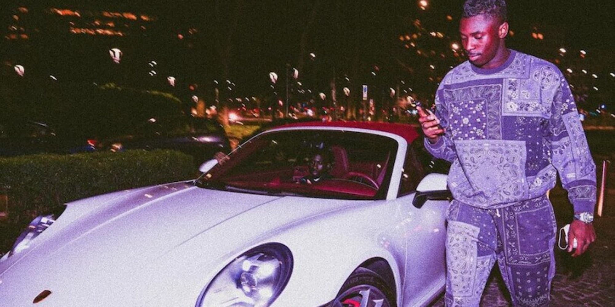 PSG, Kean puntuale sotto porta e anche in strada con la Porsche 911 cabrio
