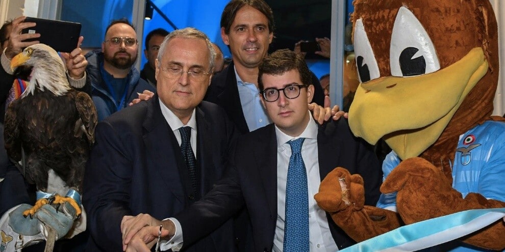 Lazio, Lotito e l'investitura al figlio: Continua il mio cammino