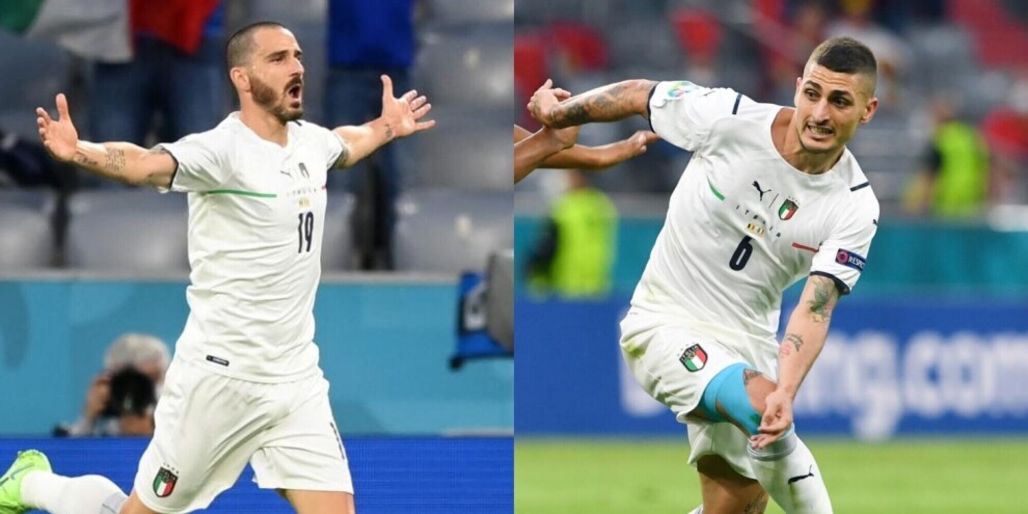 Italia, Bonucci e Verratti non preoccupano