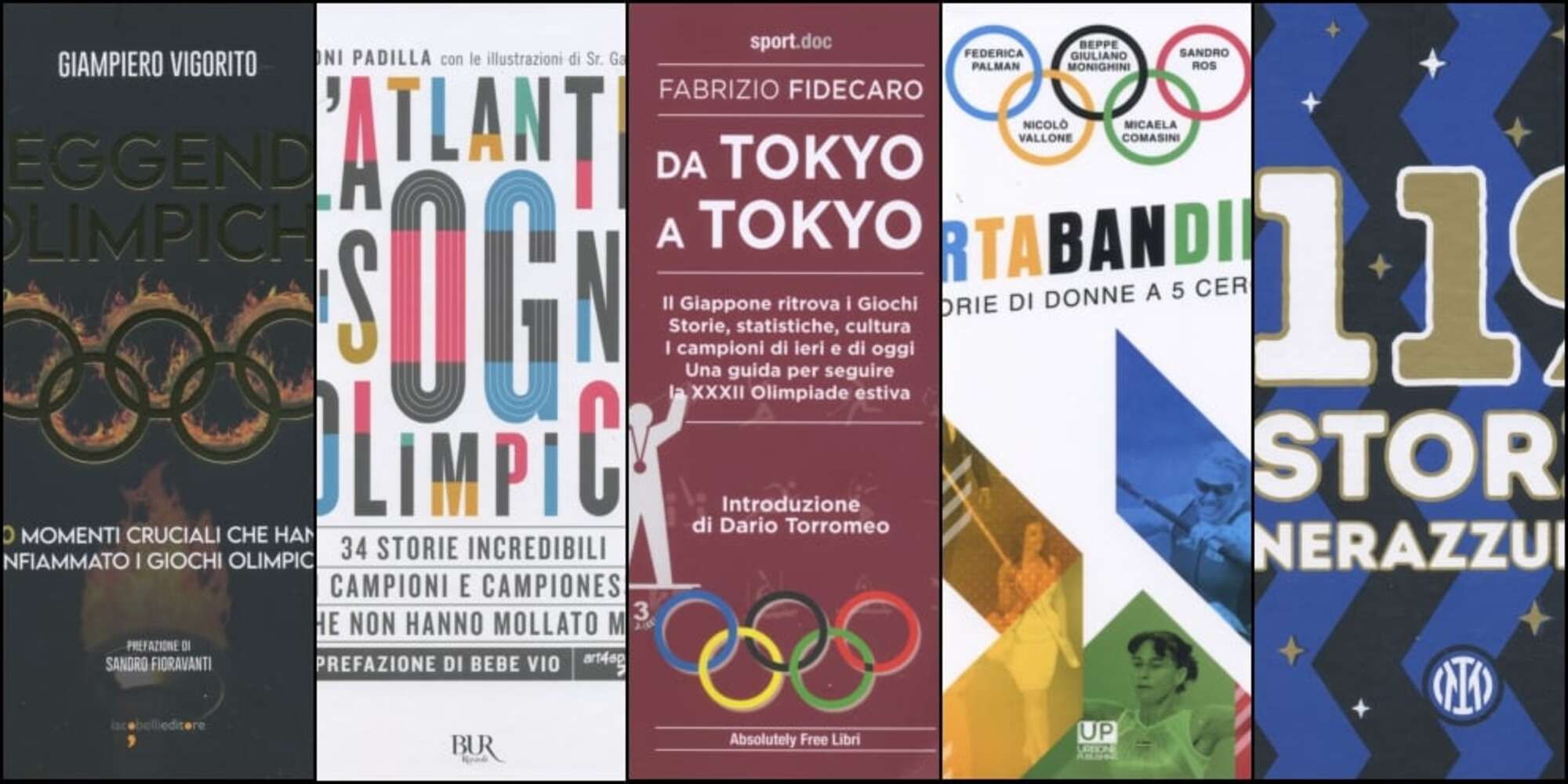 Inter, le storie più belle; e quattro libri sulle Olimpiadi