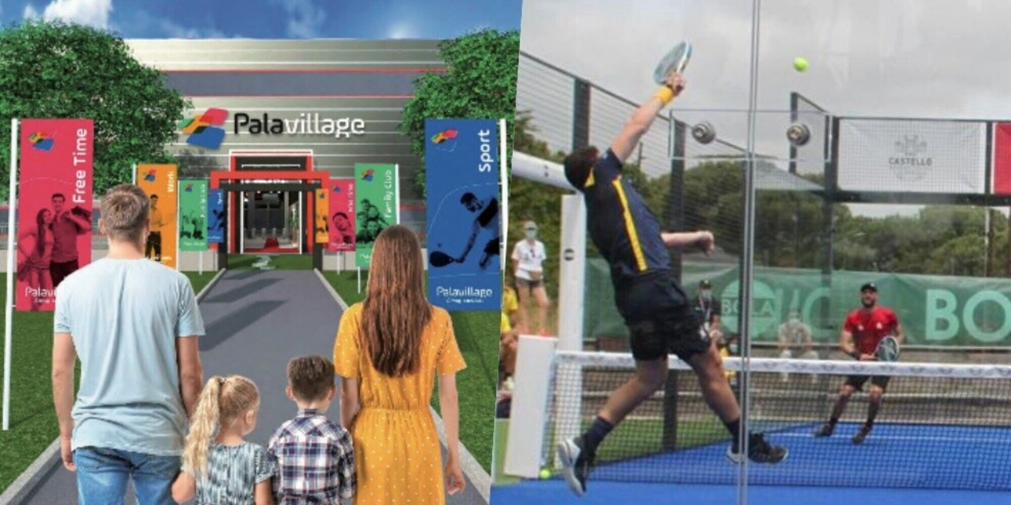 Apre a Torino il Pala Village, la città del padel e dello sport