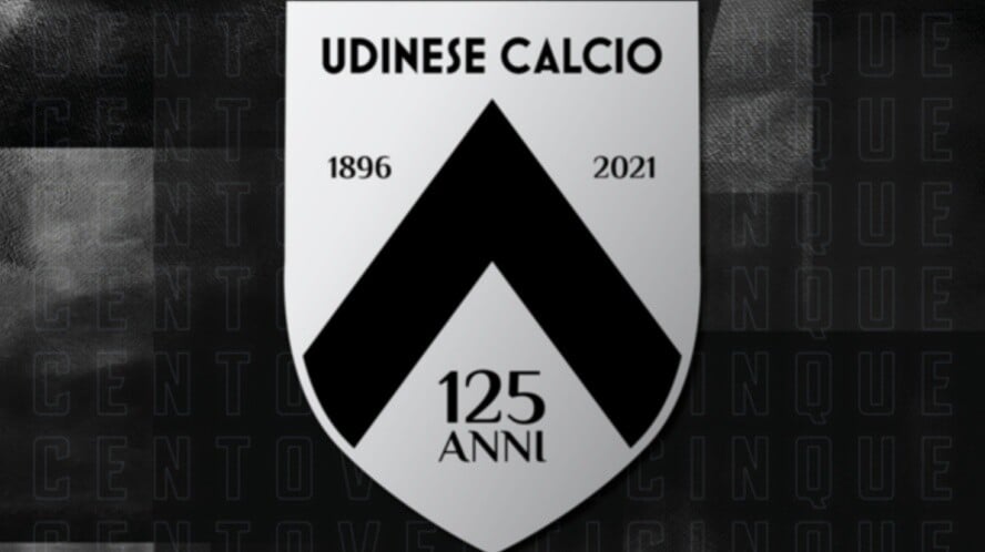 Udinese, ecco il nuovo logo per i 125 anni del club