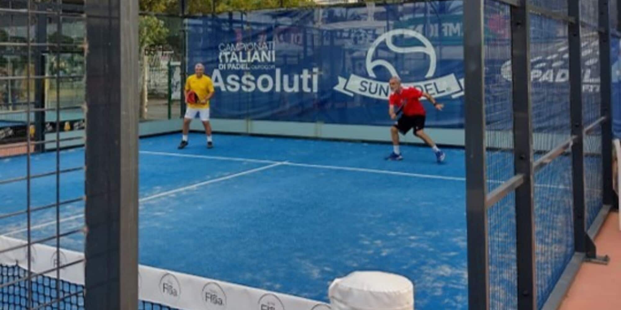 Partiti gli Assoluti di padel