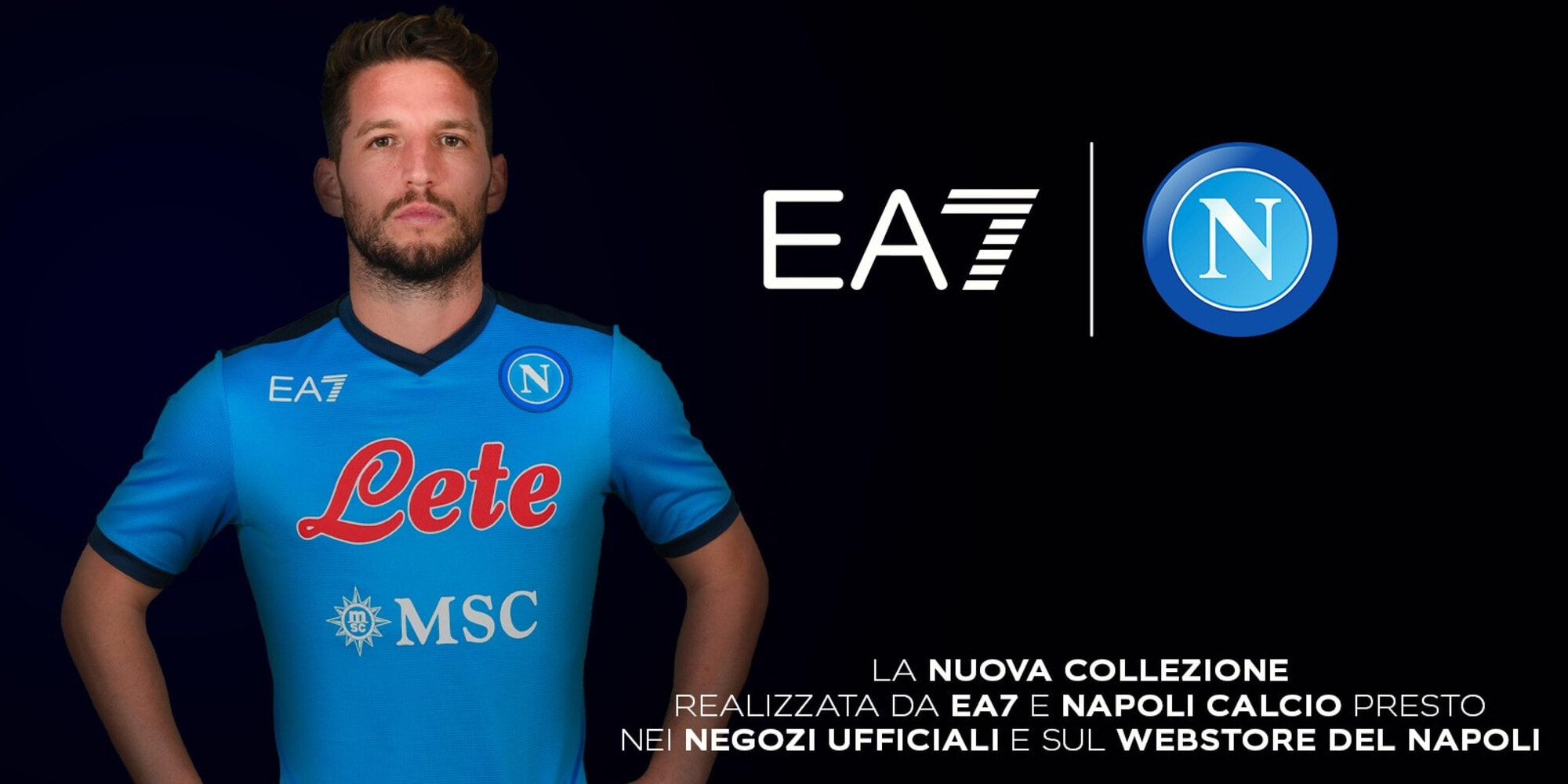 Napoli, in vendita la nuova maglia EA7