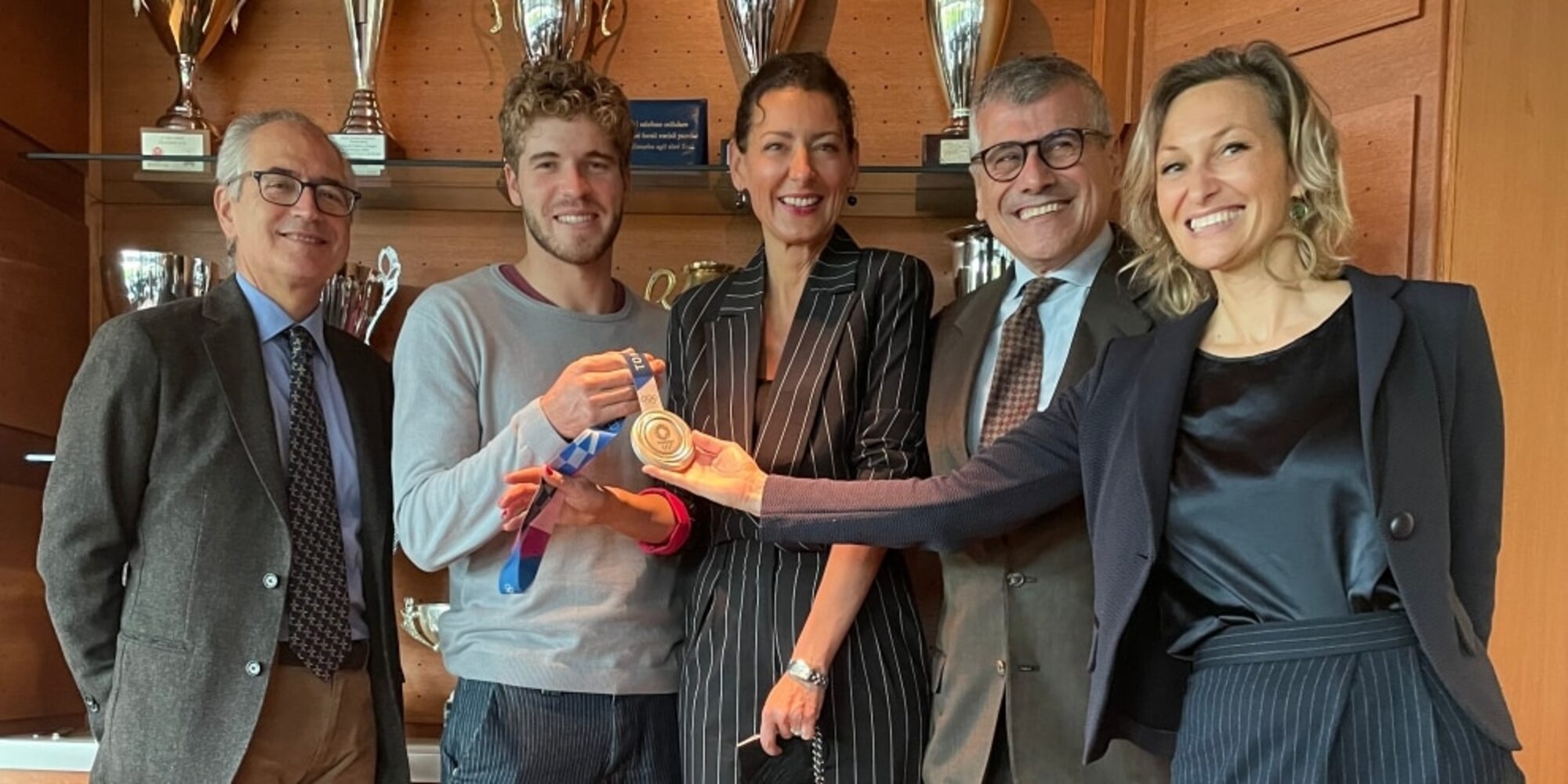 La Tevere Remo riceve il Campione olimpico Lukas Rohan