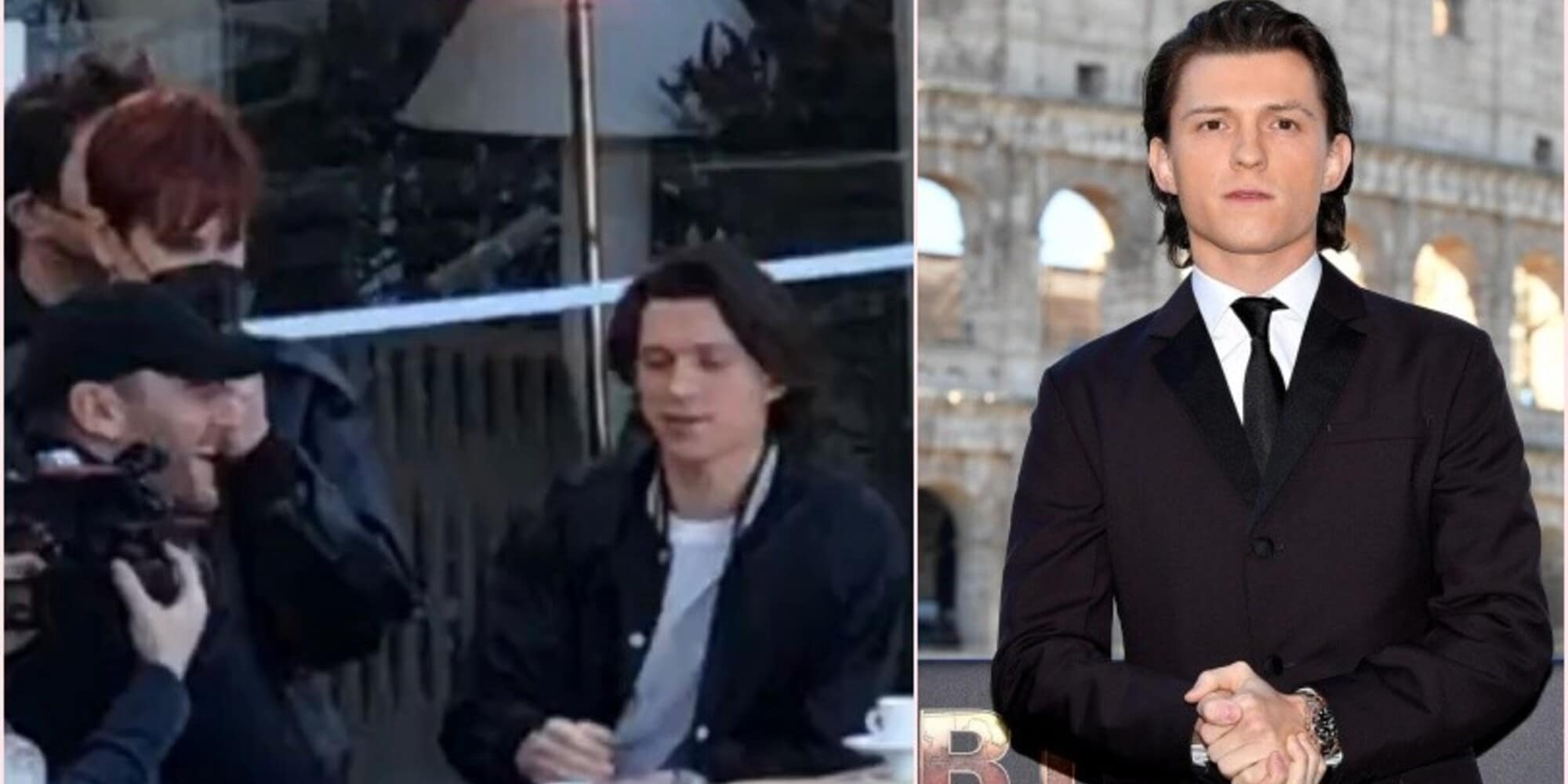Roma, un incontro spettacolare: Totti e Tom Holland insieme