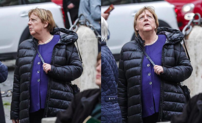 Merkel a Roma, turista per le vie del centro