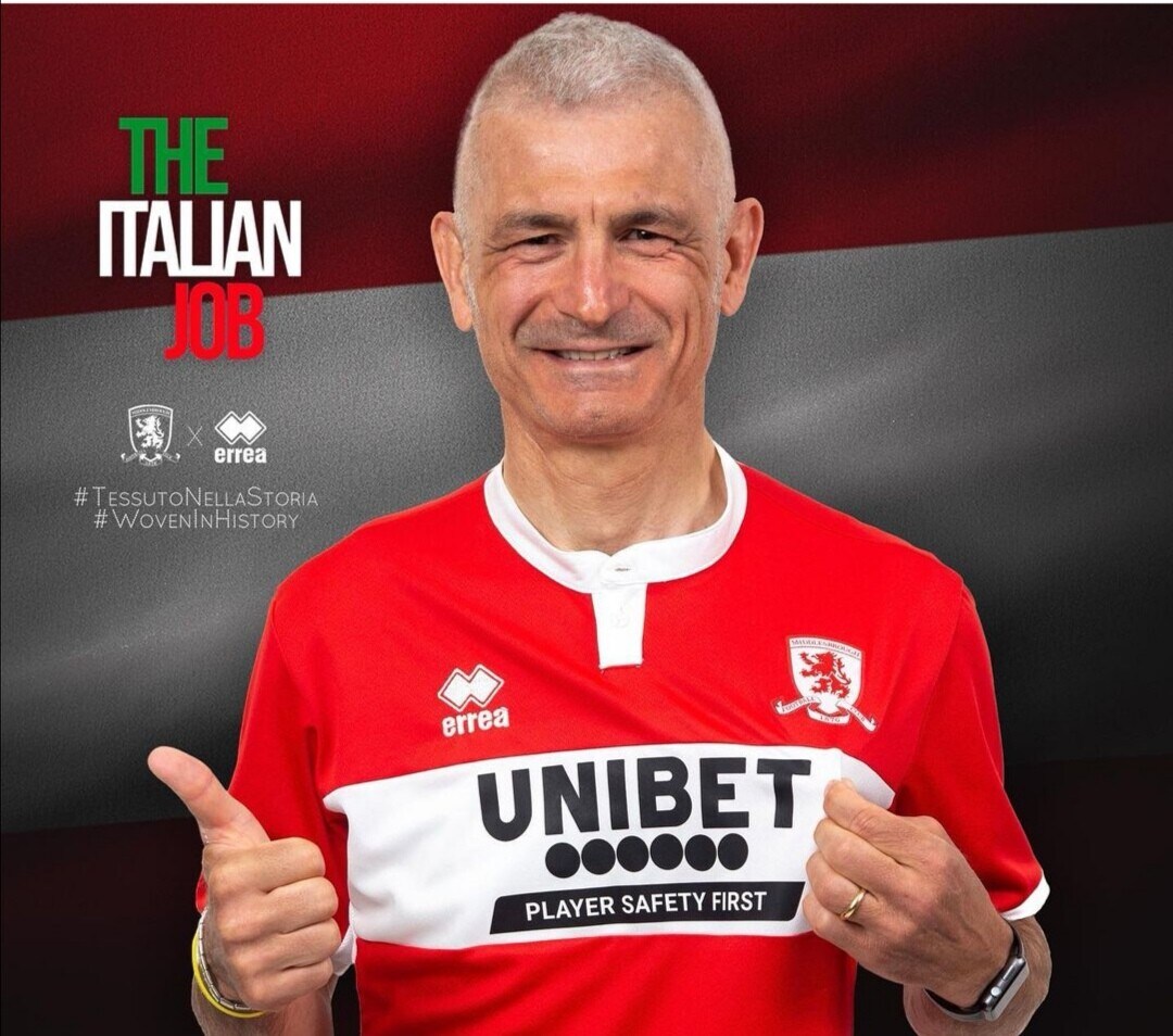 Middlesbrough, Ravanelli e Maccarone presentano le nuove maglie