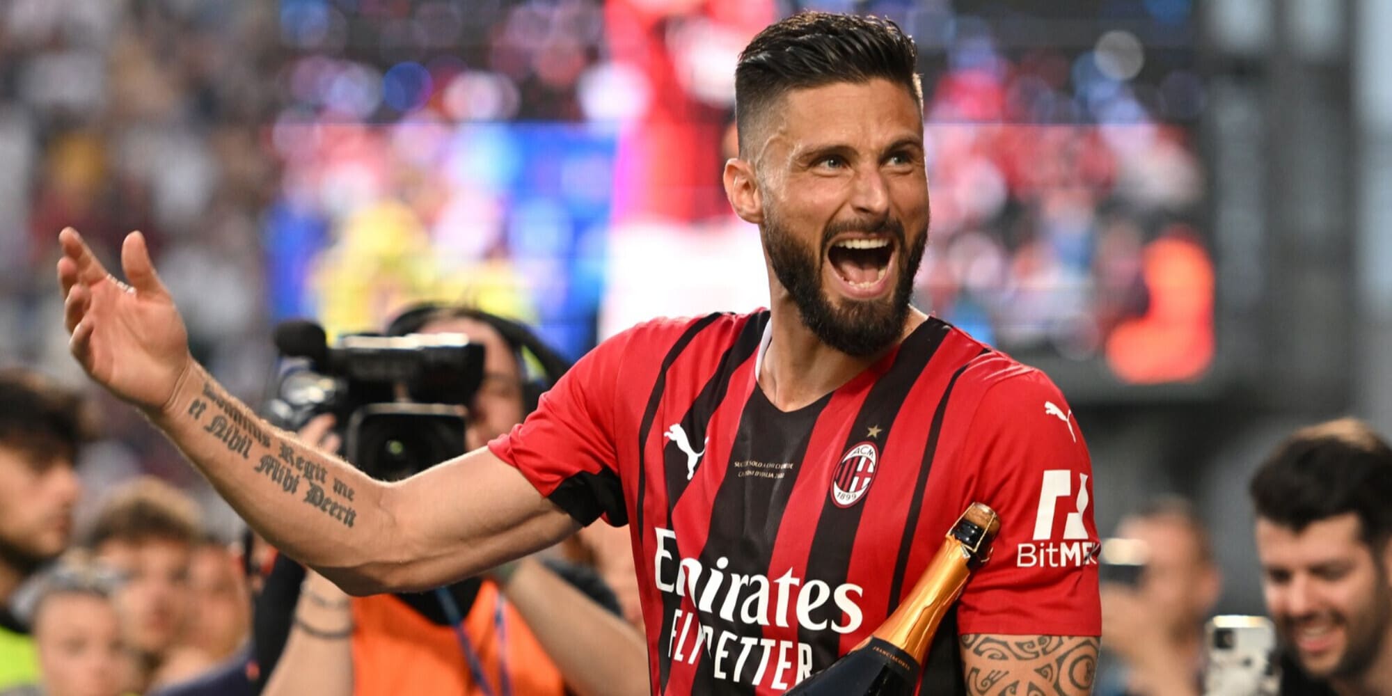 Milan, Giroud a Casa Milan: “Gol nel derby emozione pazzesca"
