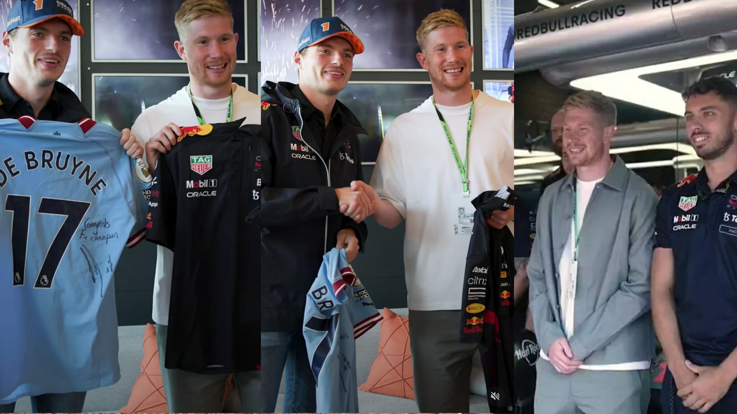 Verstappen, scambio di maglie con De Bruyne a Spa