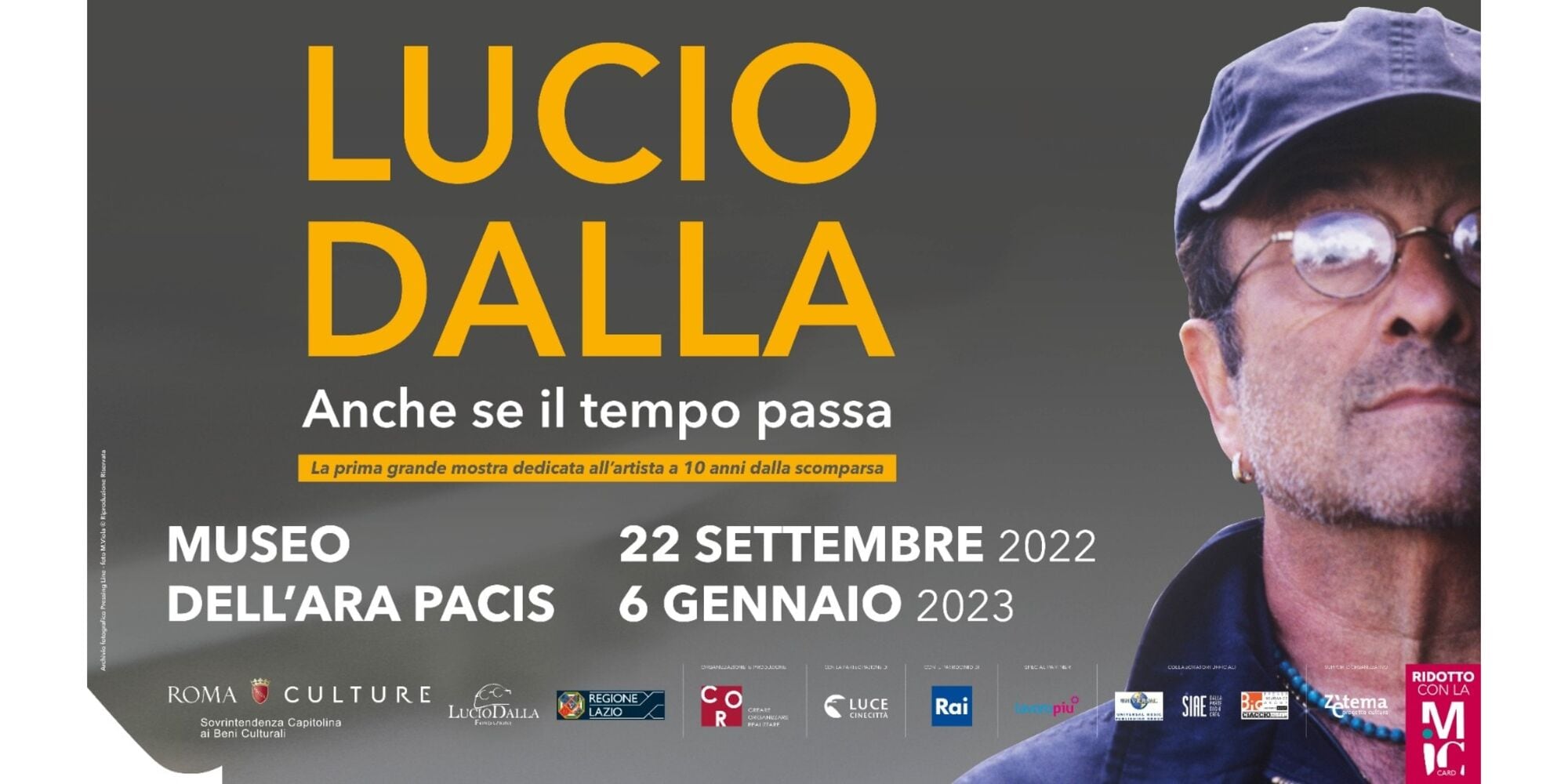 "Lucio Dalla - Anche se il tempo passa": dal 22 settembre la mostra ...