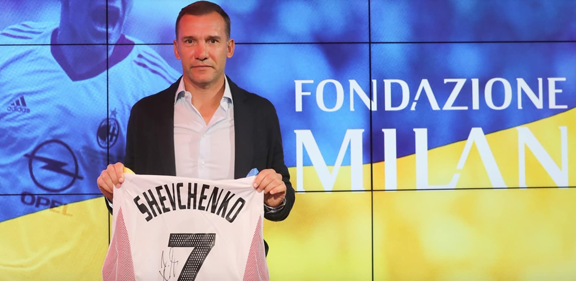 Il più bel gol di Shevchenko: con Fondazione Milan ricostruirà lo stadio di Irpin