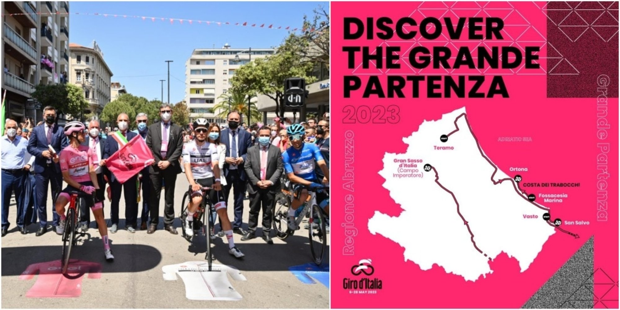 Ciclismo, la Grande Partenza del Giro d’Italia 2023 in Abruzzo