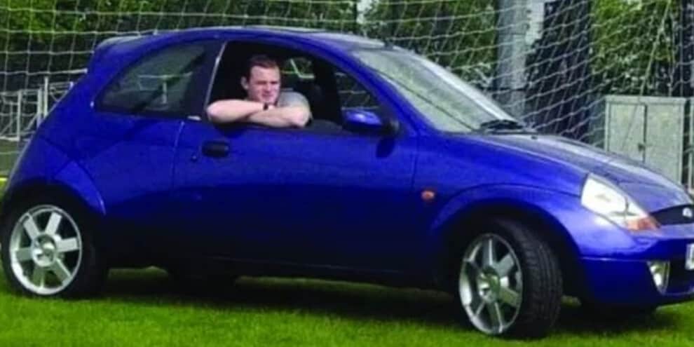 Il primo gol in carriera di Wayne Rooney fu festeggiato...con la Ford Ka
