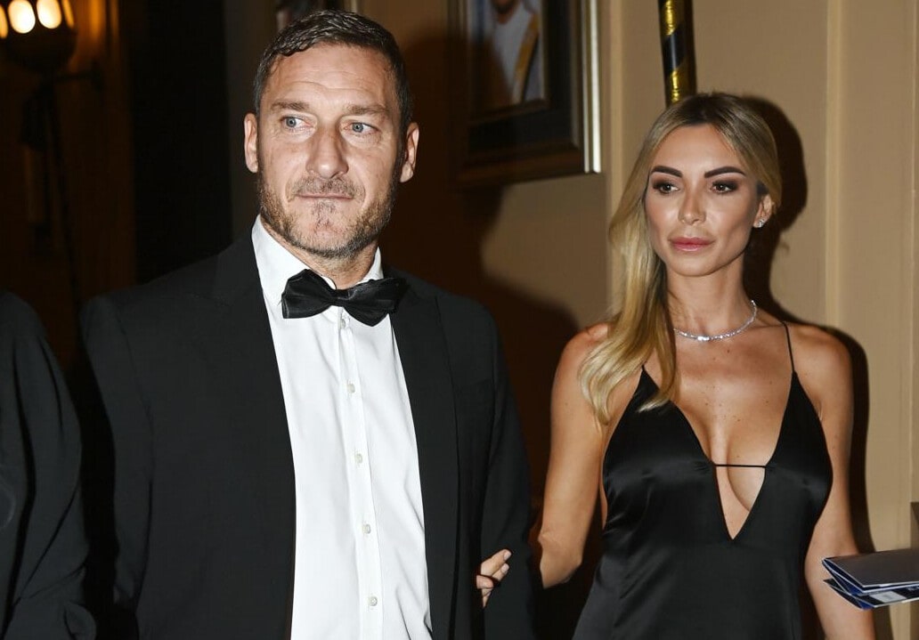 Totti e Noemi, prima uscita ufficiale ai Dubai Soccers Awards