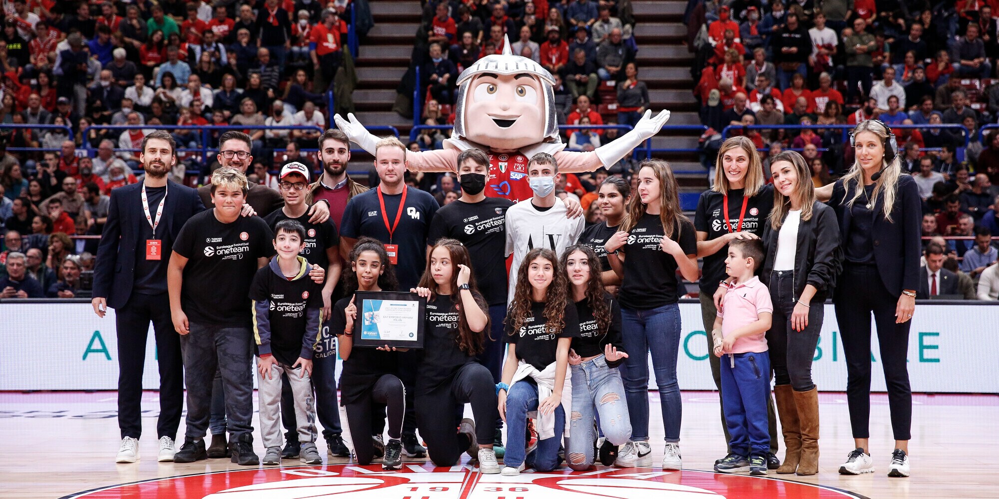 "One Team": Olimpia Milano e Fondazione Laureus Italia ancora insieme
