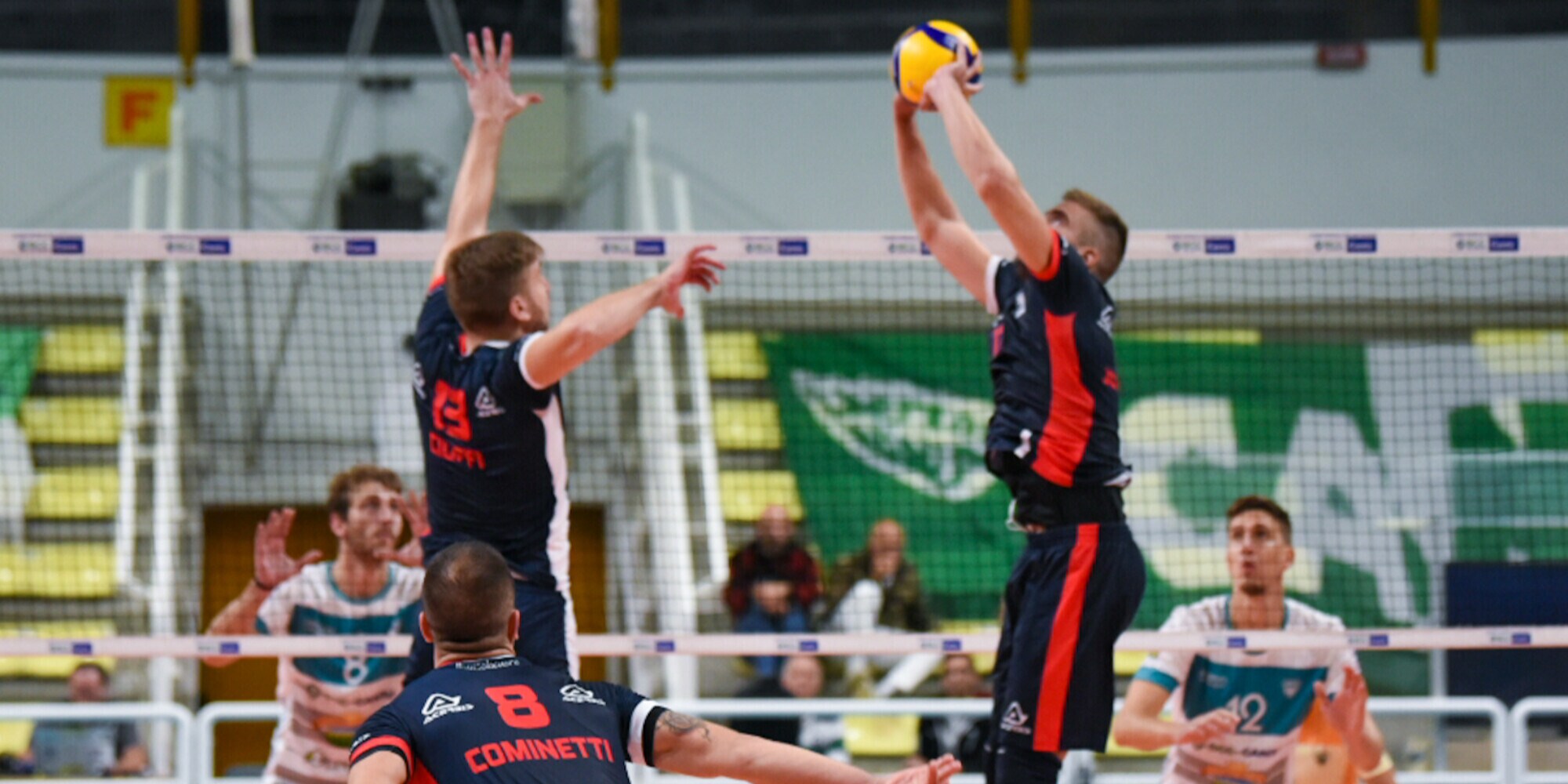 Nella 10a giornata Vibo e Bergamo in casa, Castellana a Cuneo