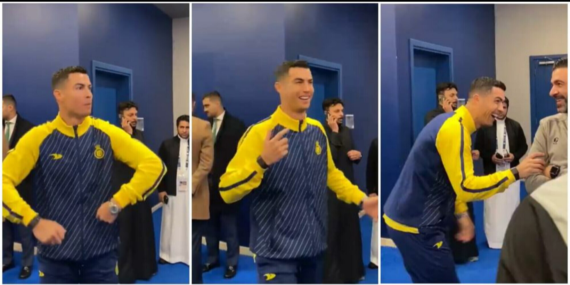 Ronaldo scherza e prende in giro qualcuno: il video rubato diventa virale