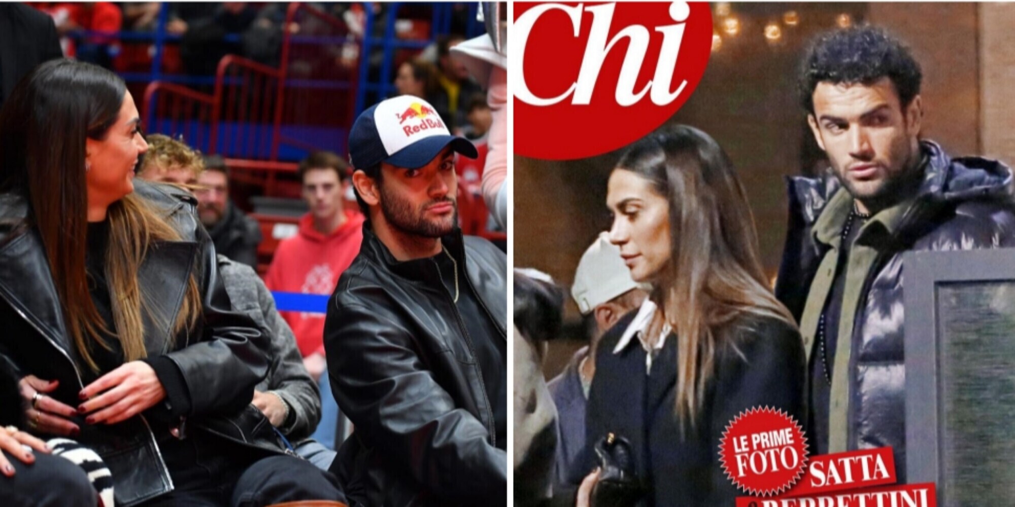 Melissa Satta e Berrettini insieme: pizzicati in discoteca, c'è il bacio