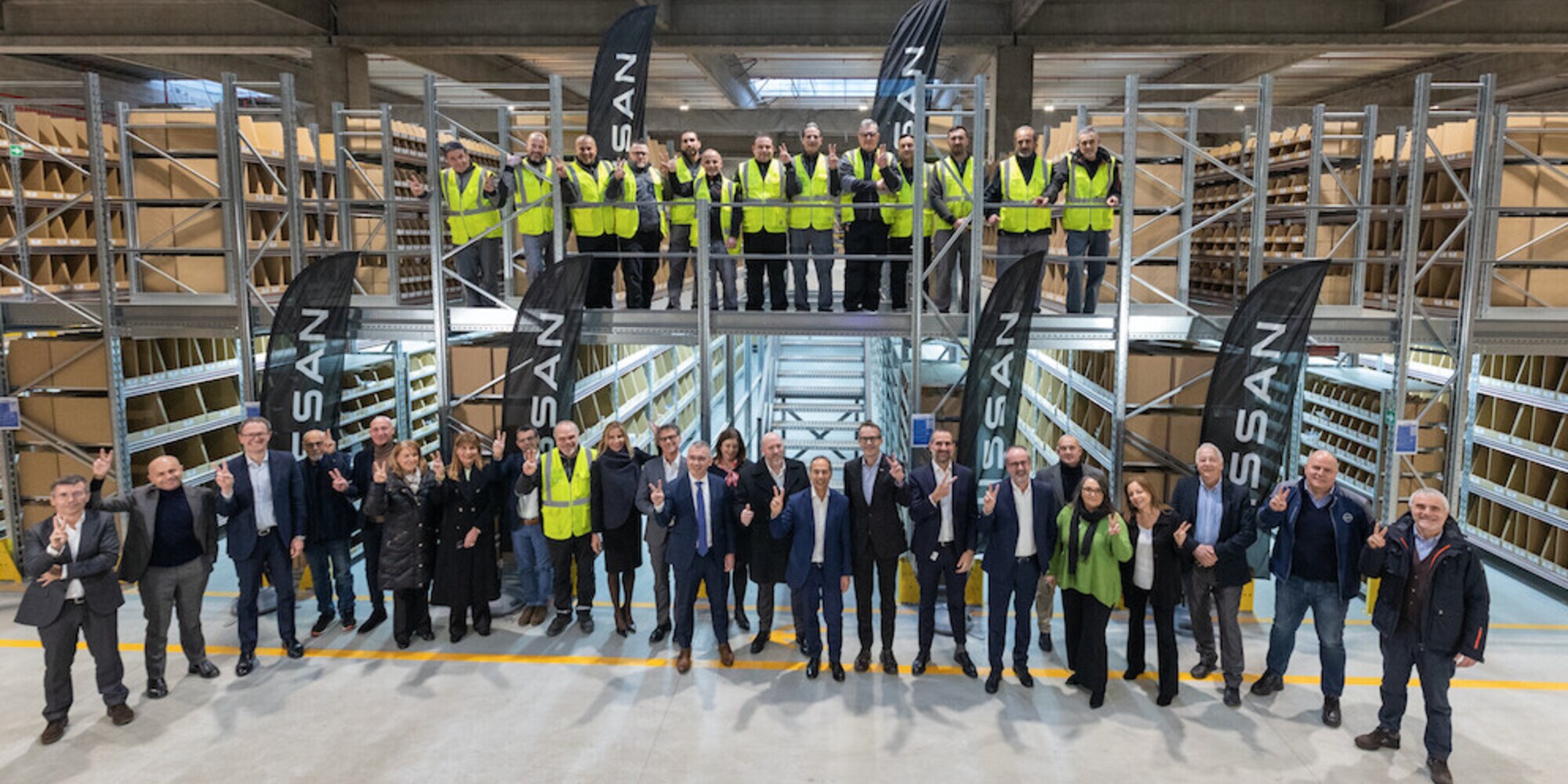 Nissan inaugura il nuovo centro logistico italiano