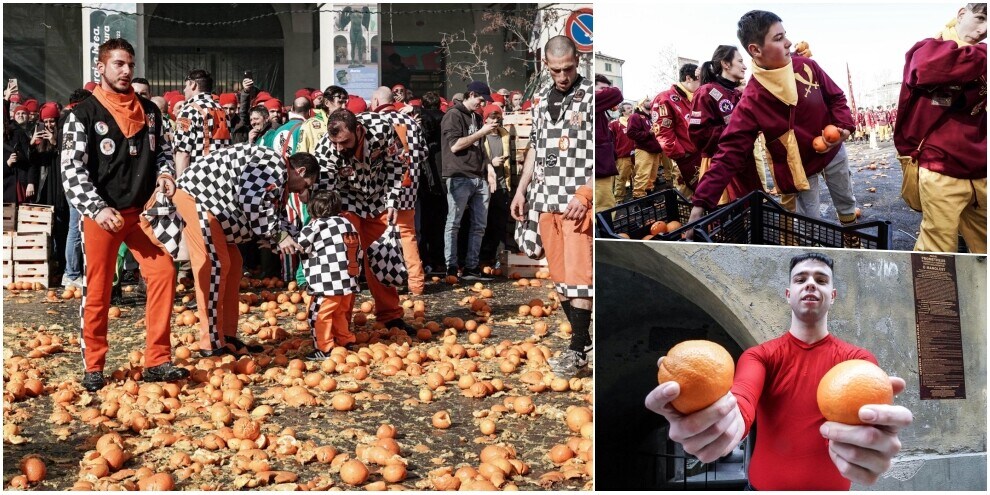 Carnevale di Ivrea 2023, torna la battaglia delle arance