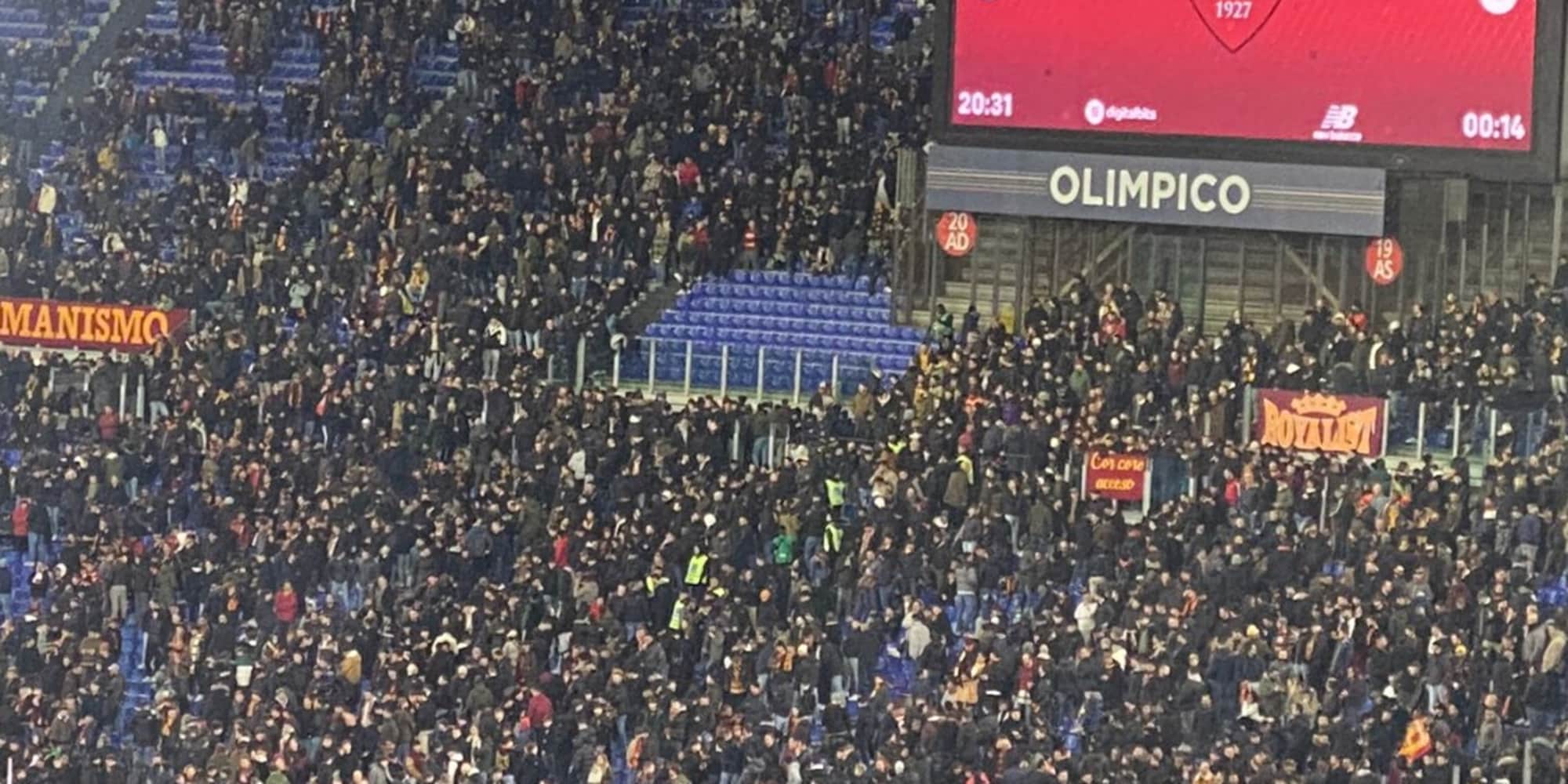 Fedayn, il gruppo entra in Sud durante il coro della Roma: la reazione ...