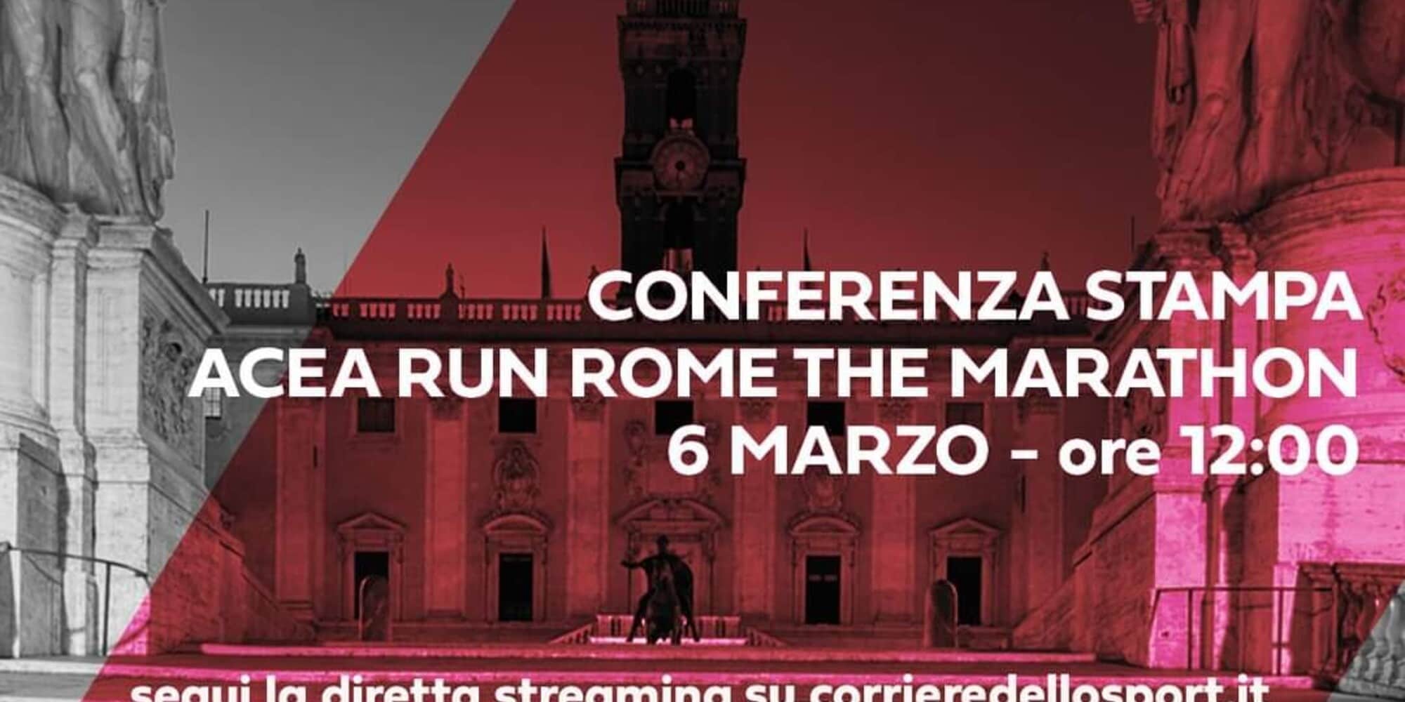 Conferenza stampa Acea Run Rome The Marathon