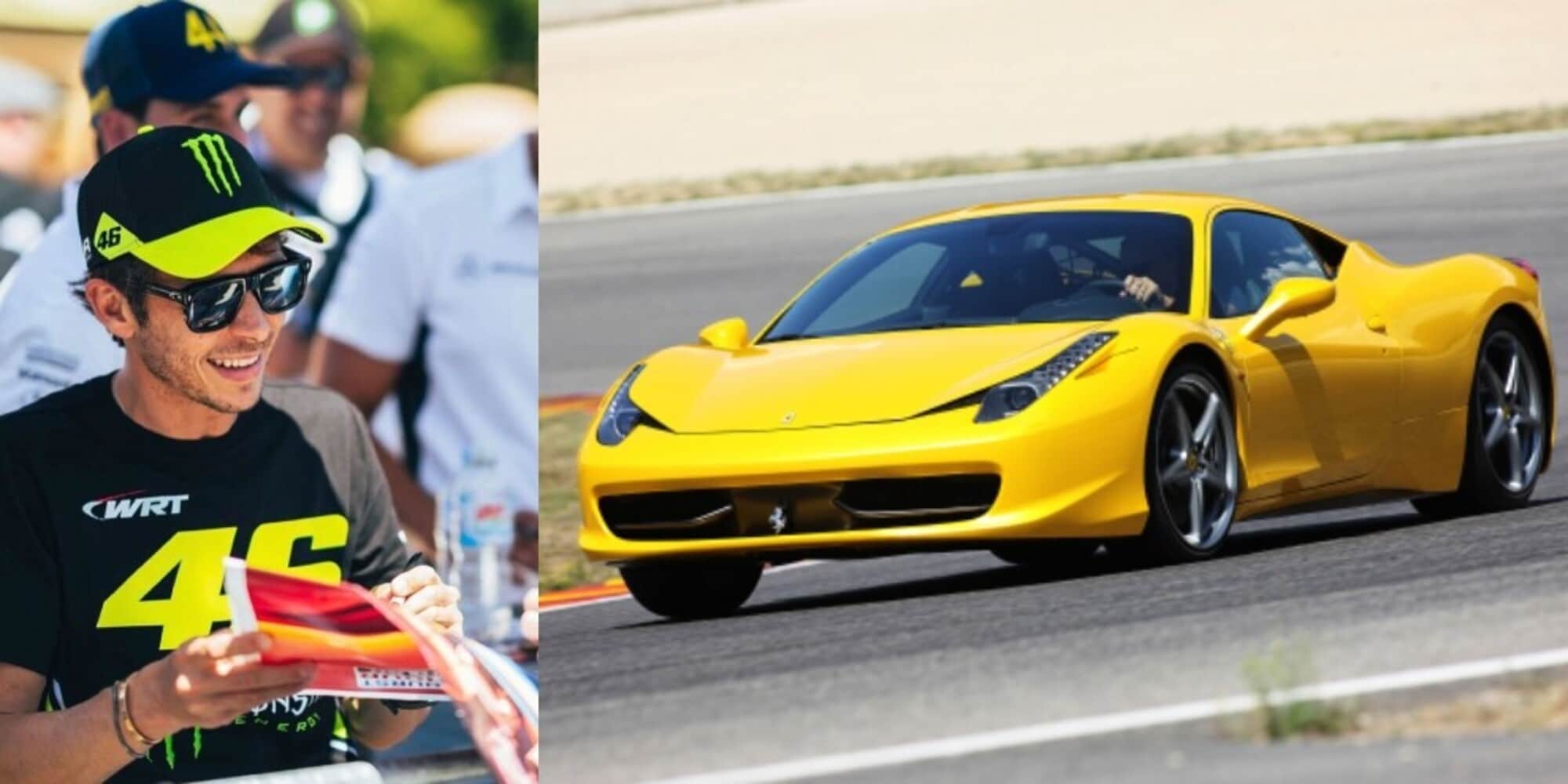 Valentino Rossi, non solo moto ma anche Ferrari: tutte le supercar