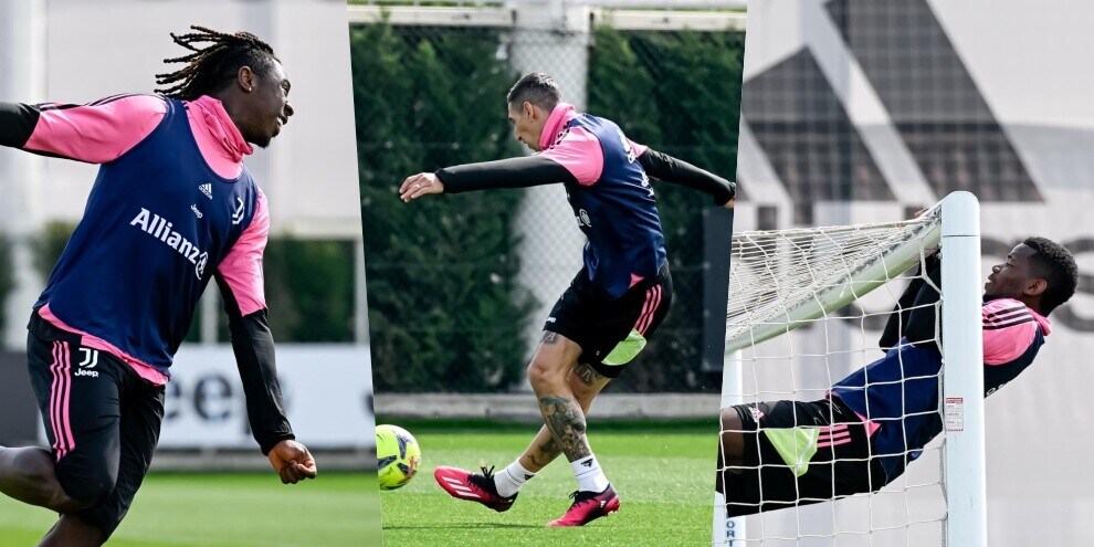 Juve, obiettivo Lazio: rabona Di Maria e Kean gol. Pogba, che fai?