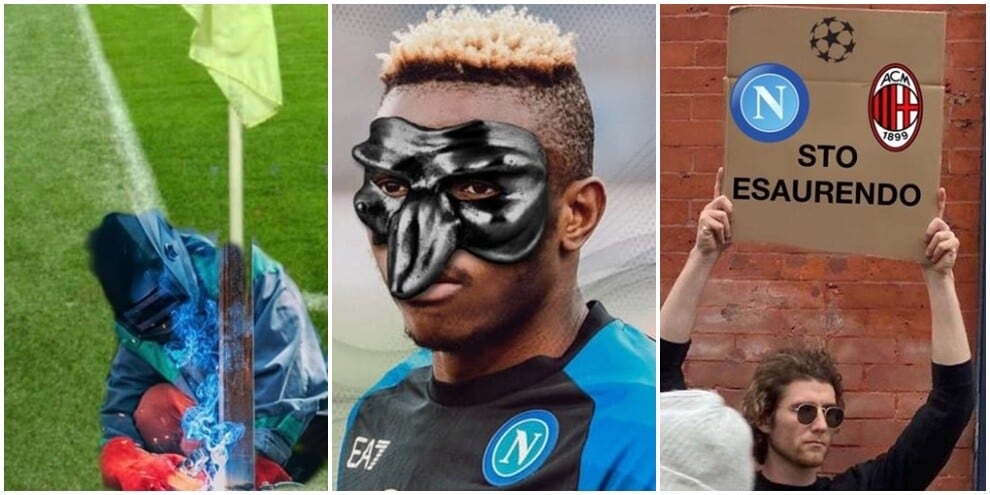 Napoli-Milan, la lunga attesa social: dilagano i meme tra ansia e ironie