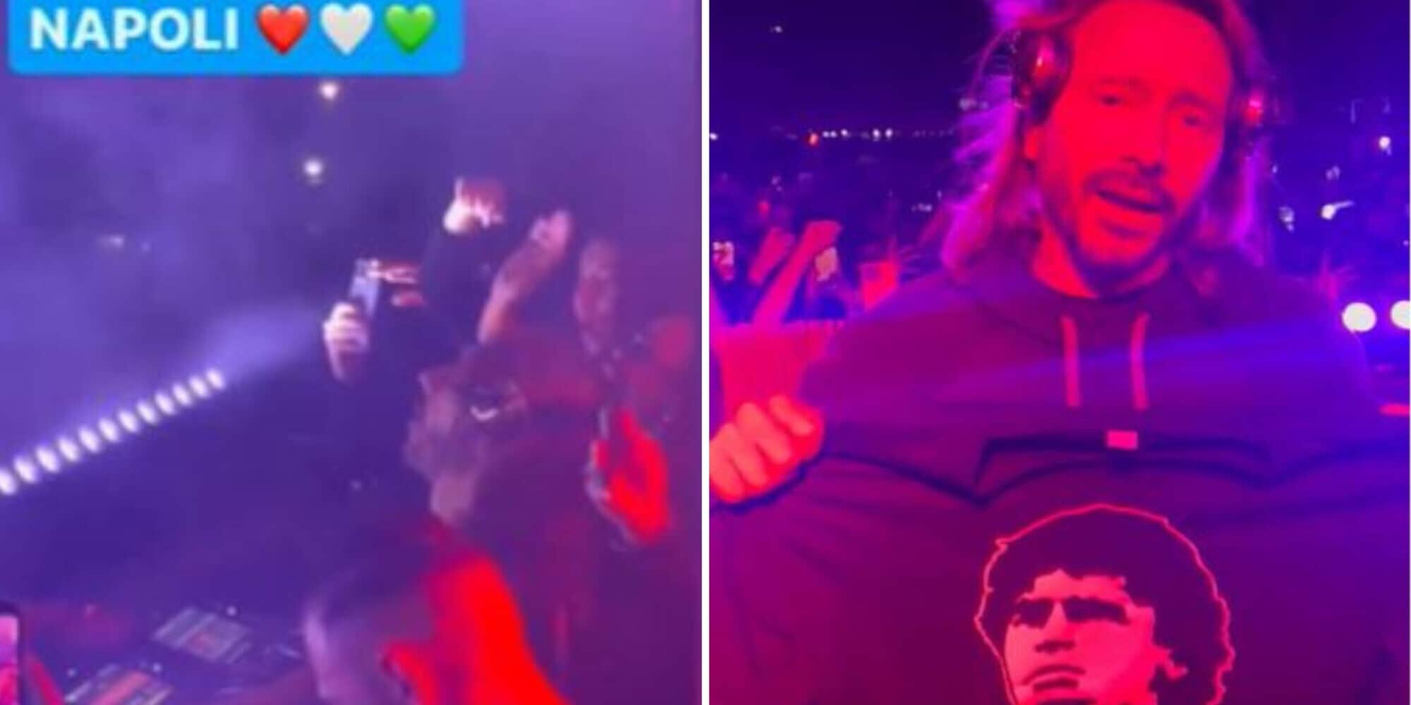 Bob Sinclair, omaggio al Napoli: maglia di Diego e messaggio sullo Scudetto