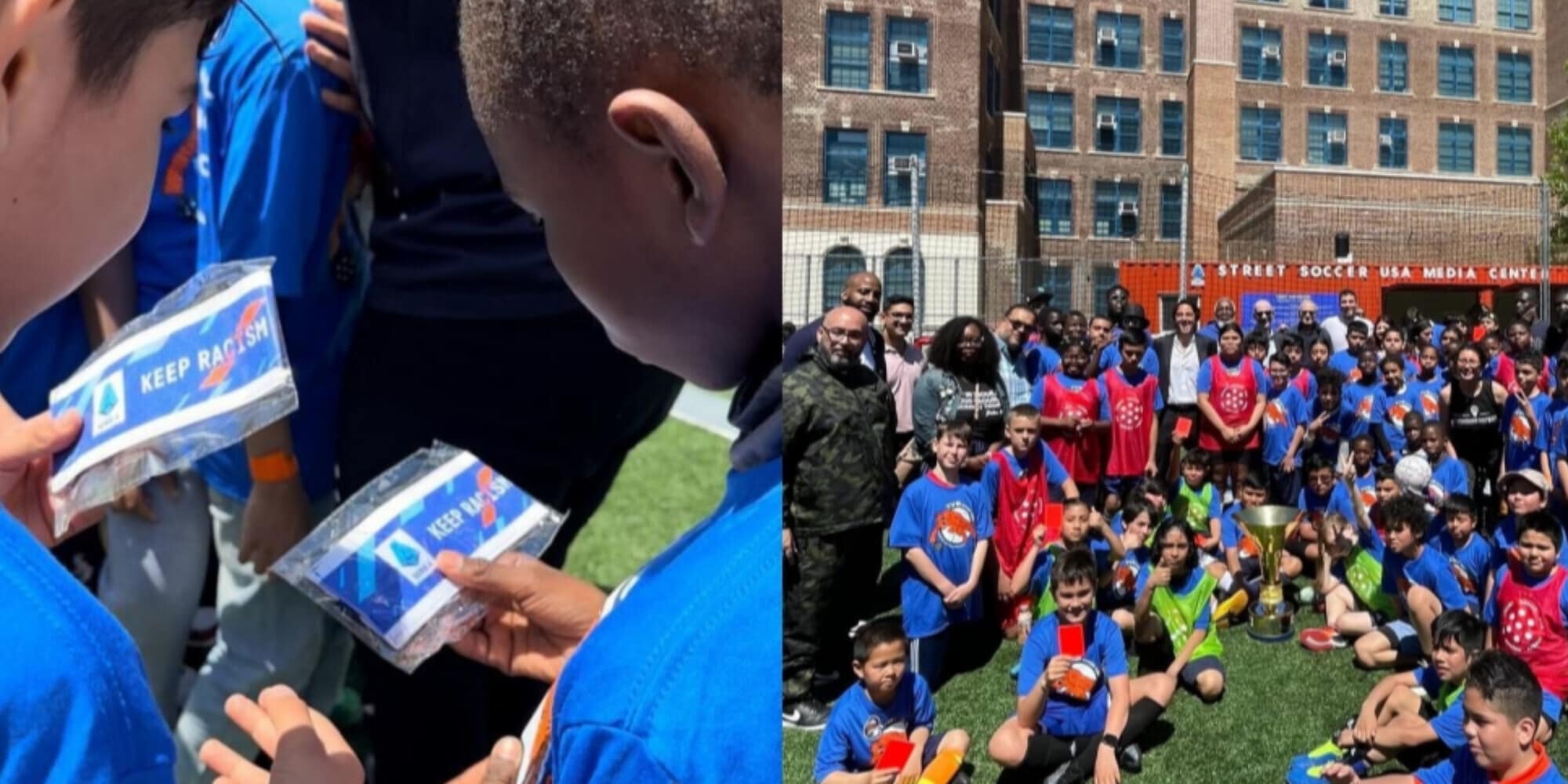 Lega serie A, si rafforza legame con gli Usa: inaugurato un campo speciale