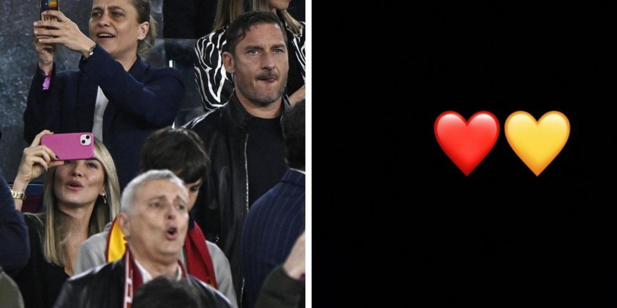 Roma in finale di Europa League, Totti e Noemi euforici: c'è la storia ...