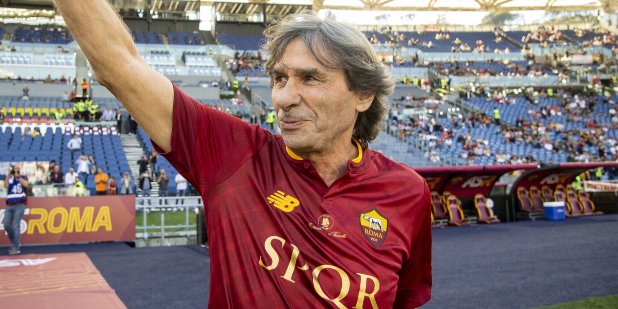 Roma, serata in ricordo dello scudetto '83: ovazione per Bruno Conti