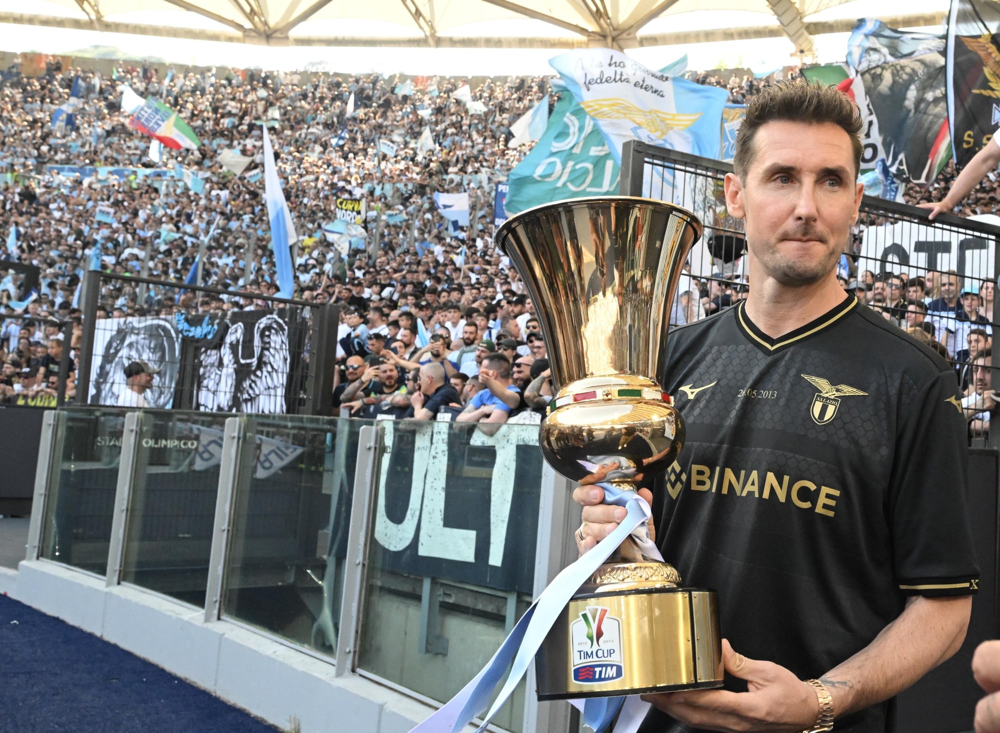 Lazio, che festa con i campioni del 26 maggio: Lulic protagonista